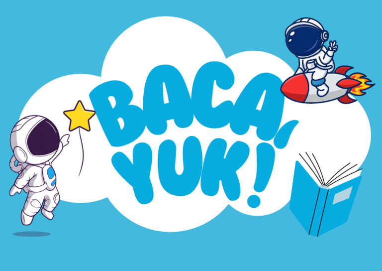 Let's Read! CVC Words Presentation in Blue Illustrative Style (A4 ...