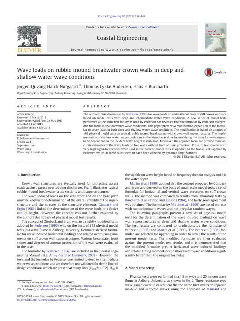 Coastal Engineering: Jørgen Quvang Harck Nørgaard, Thomas Lykke ...