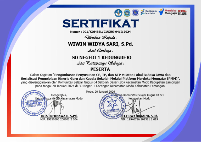 WIWIN WIDYA SARI, S.Pd. | PDF