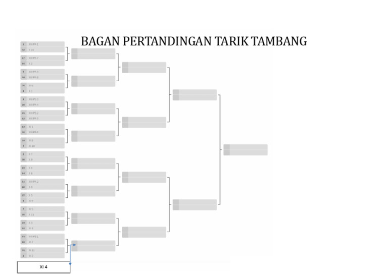 Bagan Pertandingan Tarik Tambang | PDF