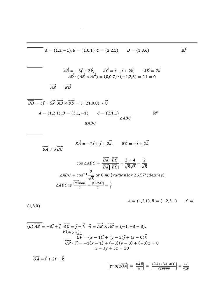 MA1201 HW1 Solution | PDF