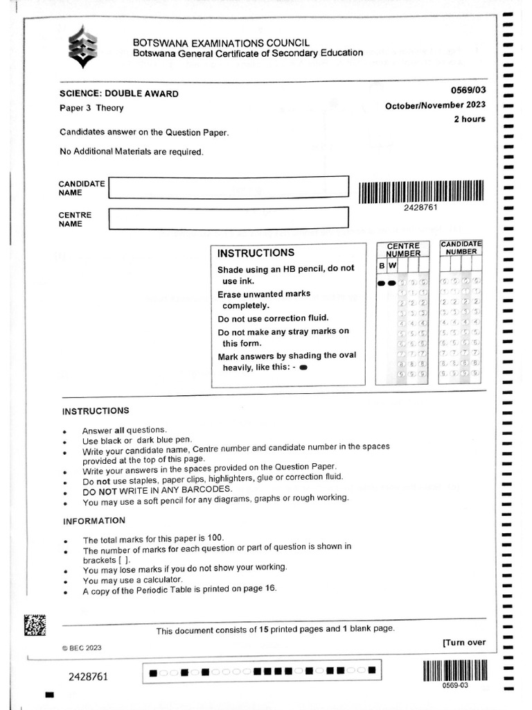 2023 SDA Paper 3-2 | PDF