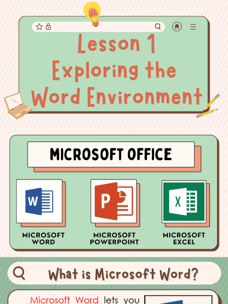 Lesson-1-Exploring-the-Word-Environment | PDF