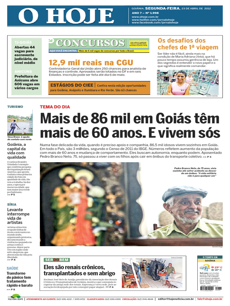 Entrevista Jornal O Hoje | PDF