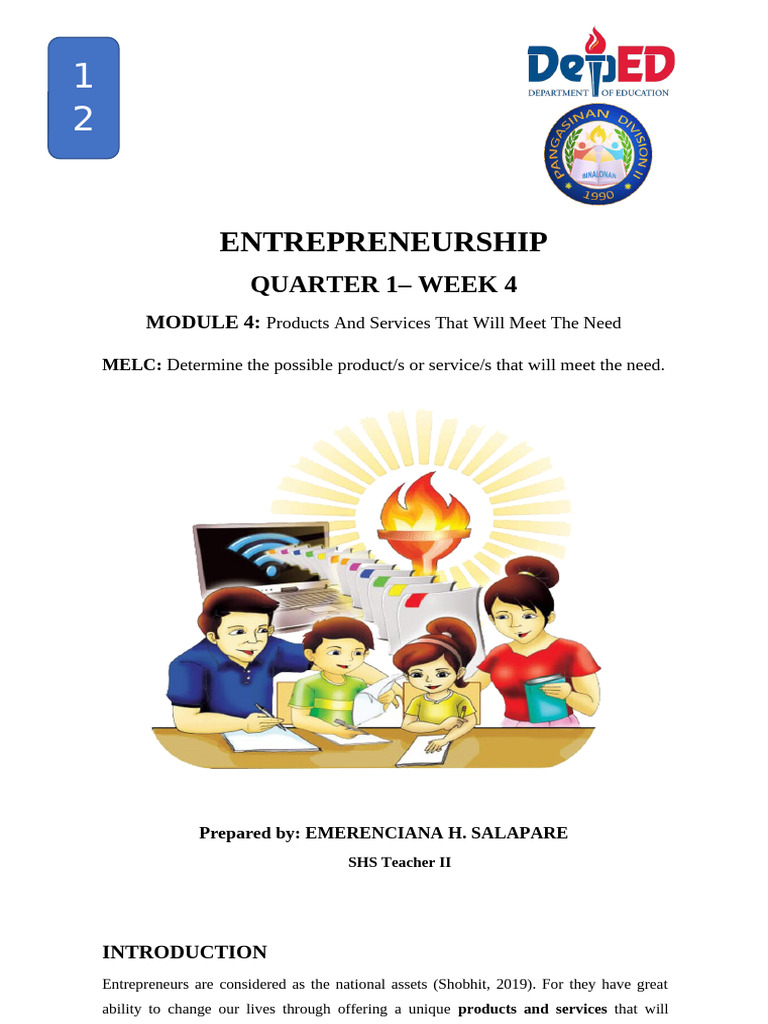 ENTREP Week 4 Activity | PDF