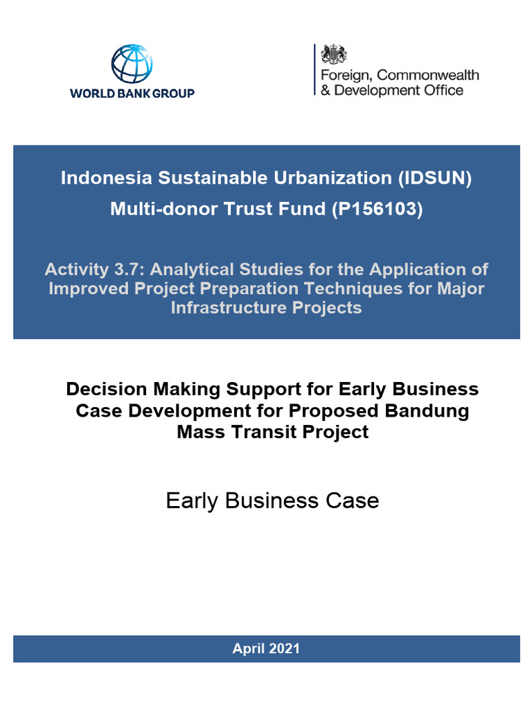 Decision Making Support For Early Business Case Development - Final ...