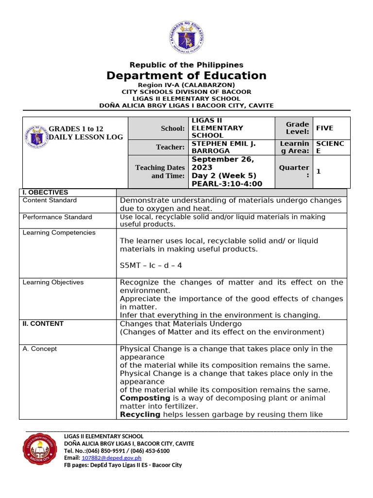 SCIENCE-5-Q1-W5-D3 | PDF