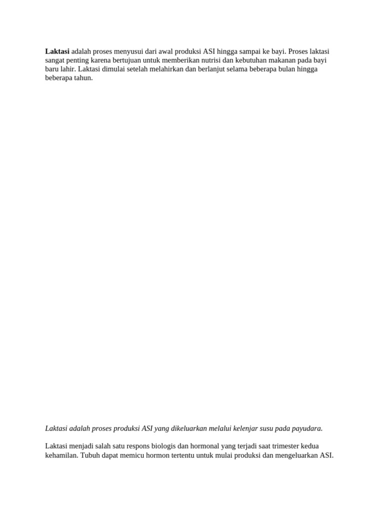 Laktasi | PDF