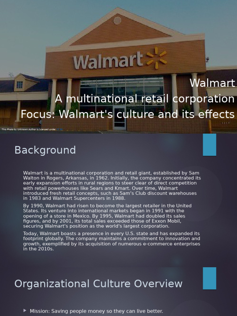 Organizational Culture Wallmart | PDF