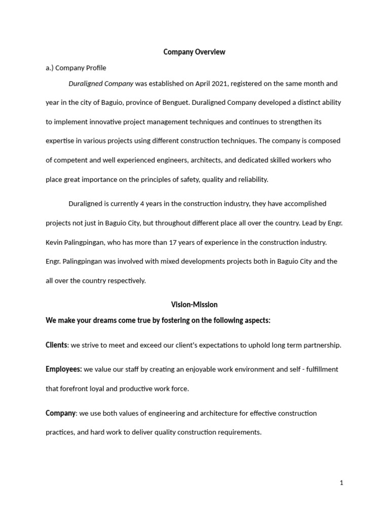 Case Study Chapter 1 | PDF