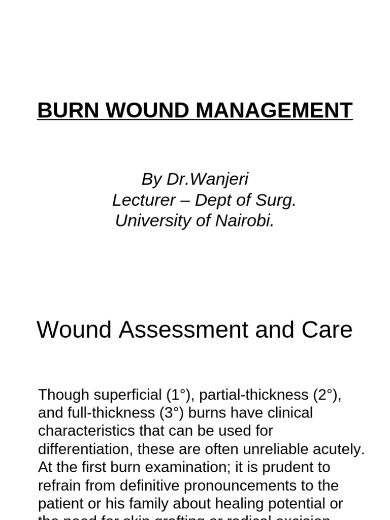 06.d Burn Wound Management | PDF