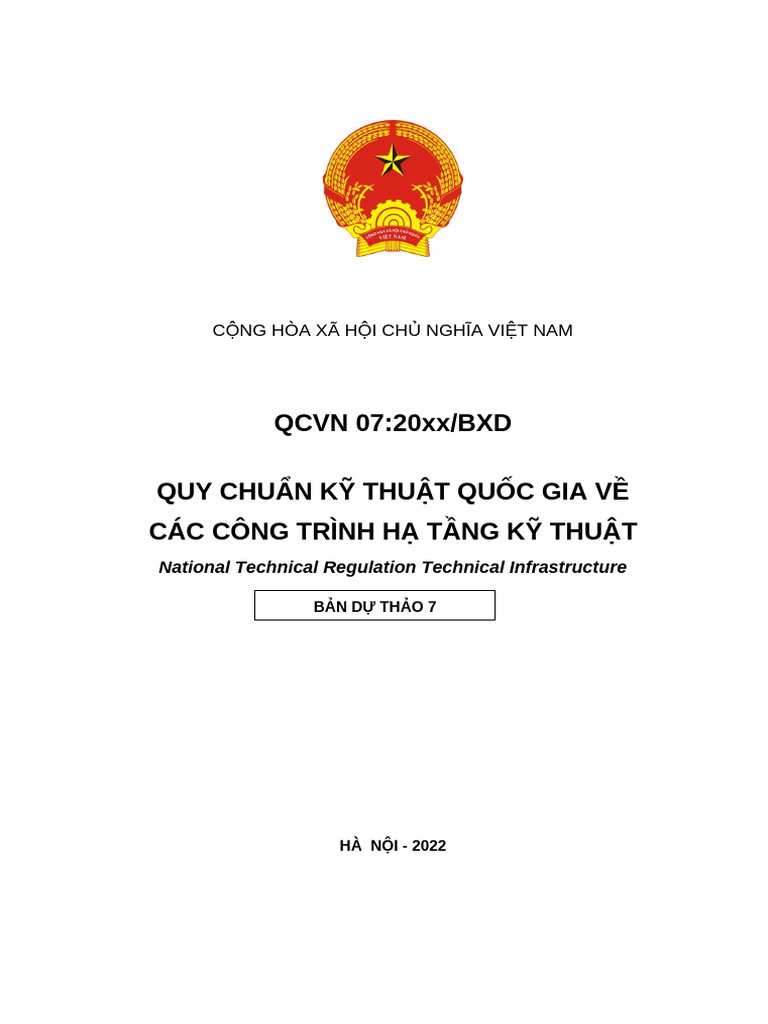 QCVN 07-20xx lần 7 - sửa 01-8-2022 new | PDF