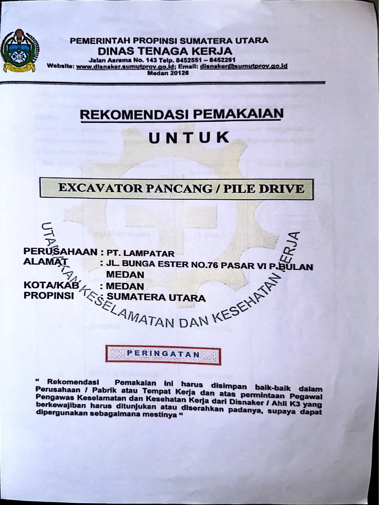 Sio Silo Excavator Pancang | PDF