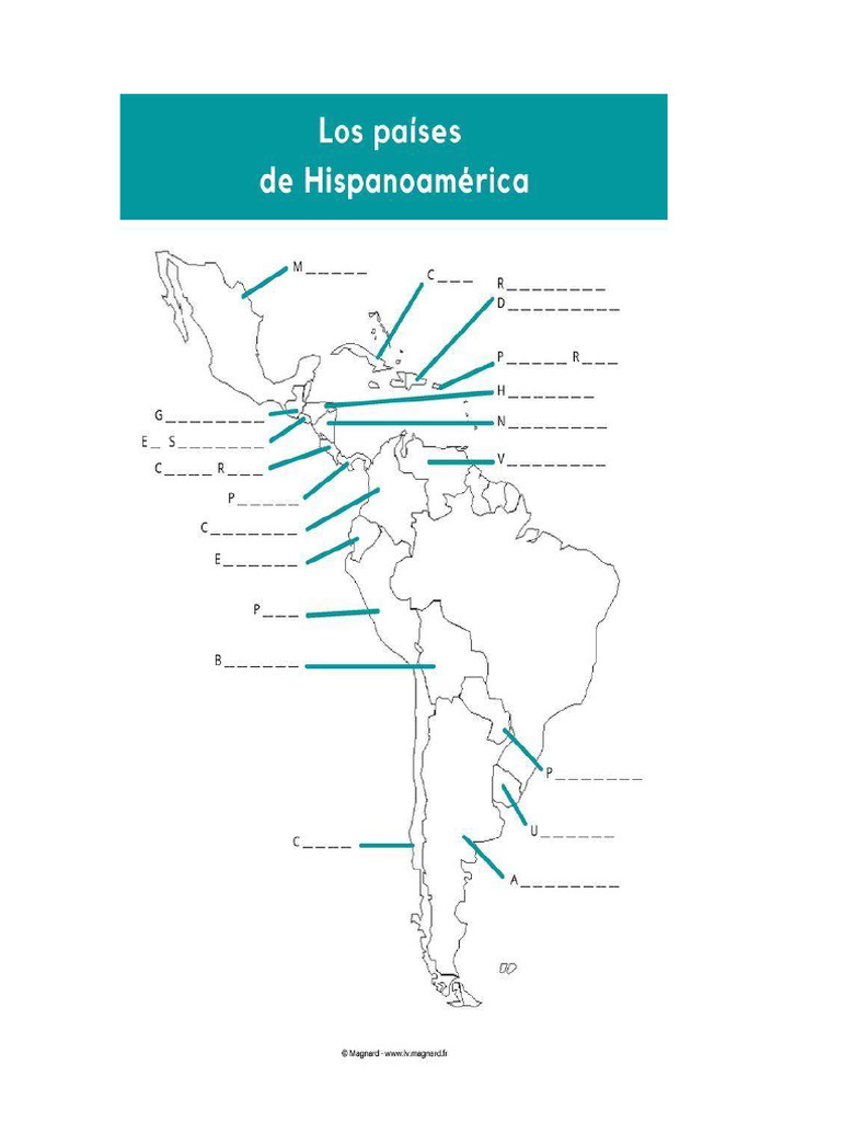 Ficha Especial Sobre Los Países Hispanos-1 | PDF