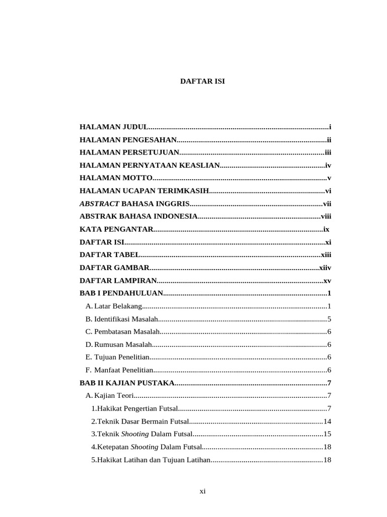 Daftar Isi | PDF