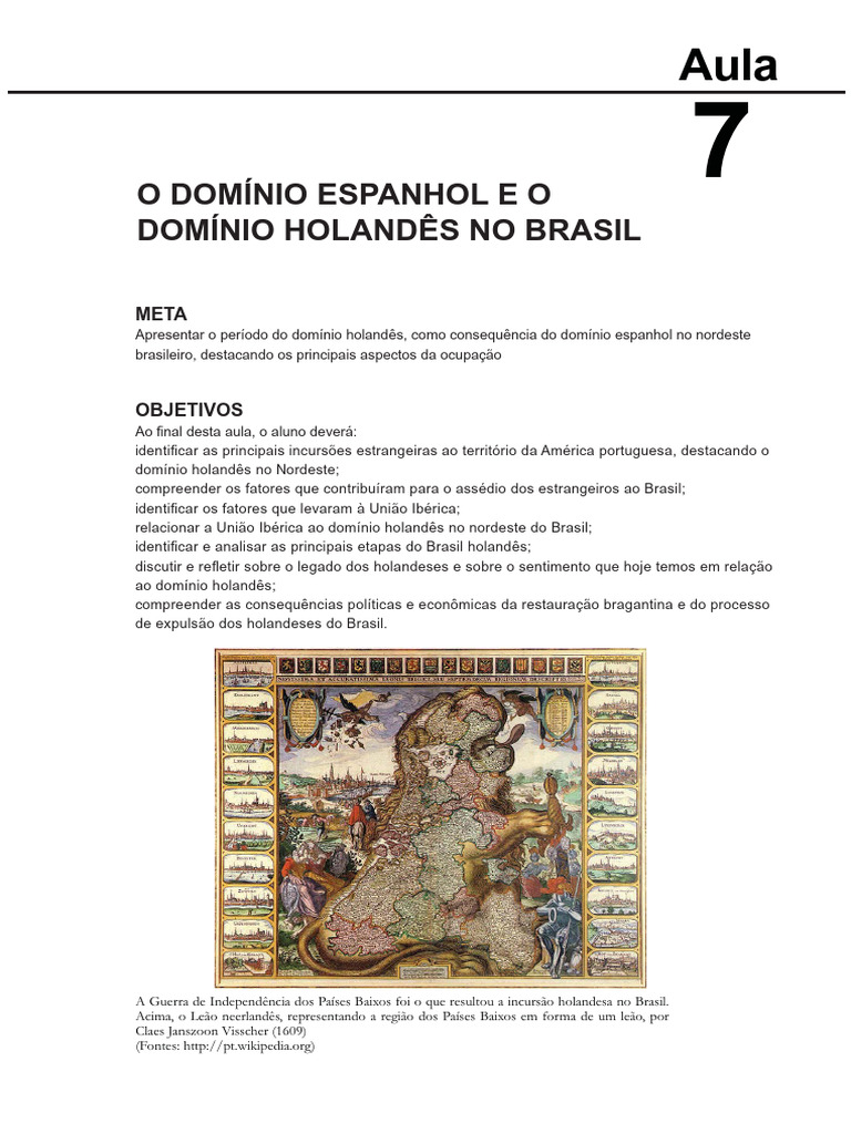 17294405102012historia Do Brasil Colonia Aula 7 | PDF