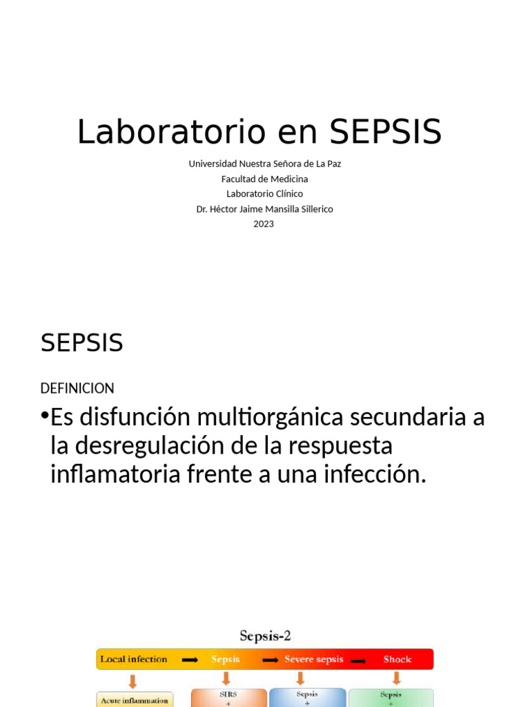Laboratorio en SEPSIS | PDF