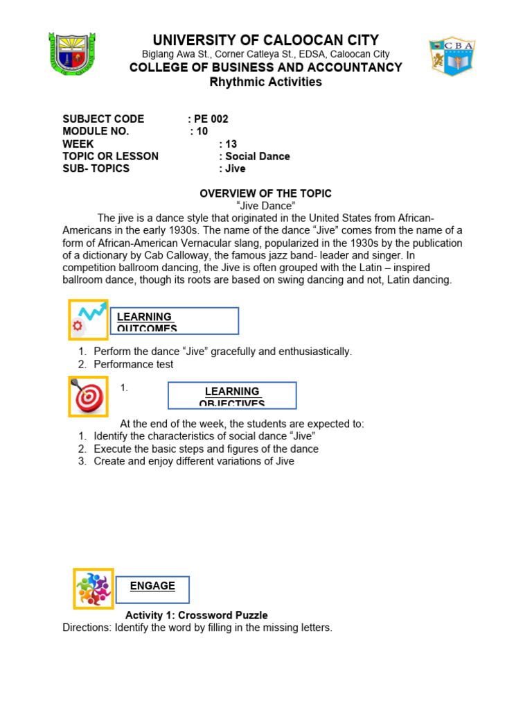 PE 2 Module 10 | PDF