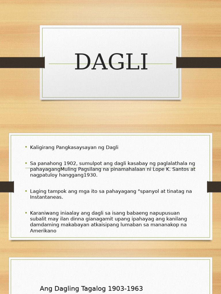 Dagli | PDF