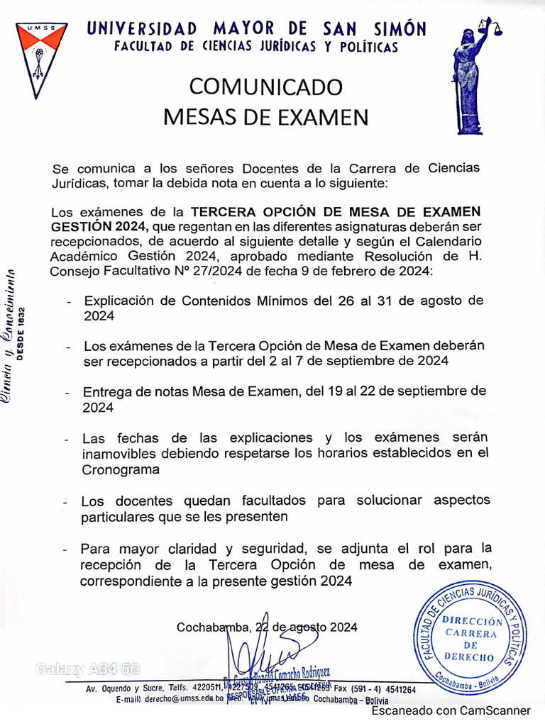 Examen de Mesa Tercer Parcial - 2024 | PDF