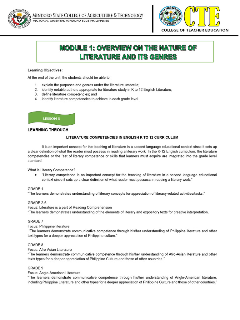 Module 1 - Lesson 3 | PDF