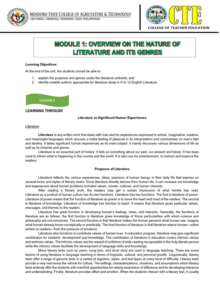 Module 1 - Lesson 1 | PDF