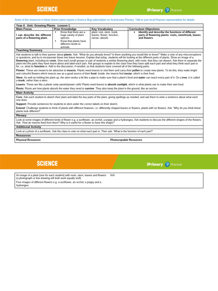 ip_lp_ip_science_y4_Growing Plants | PDF