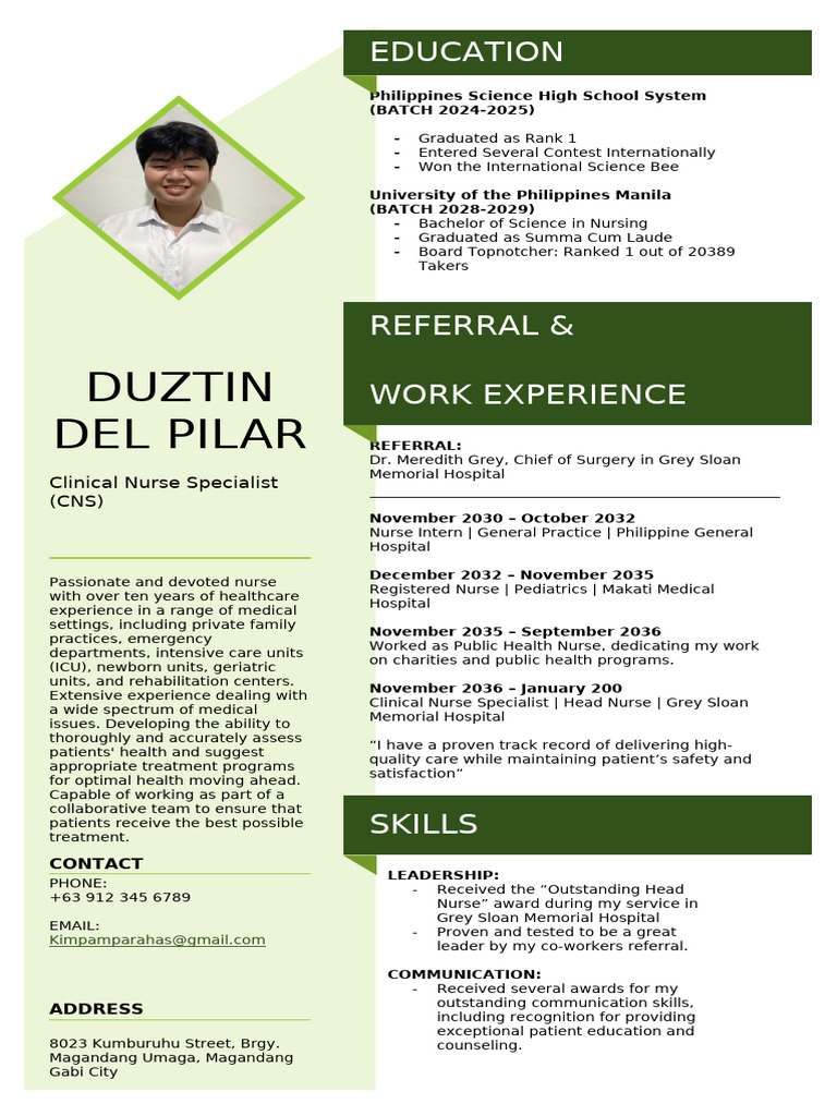 Duztin Del Pilar: Education | PDF