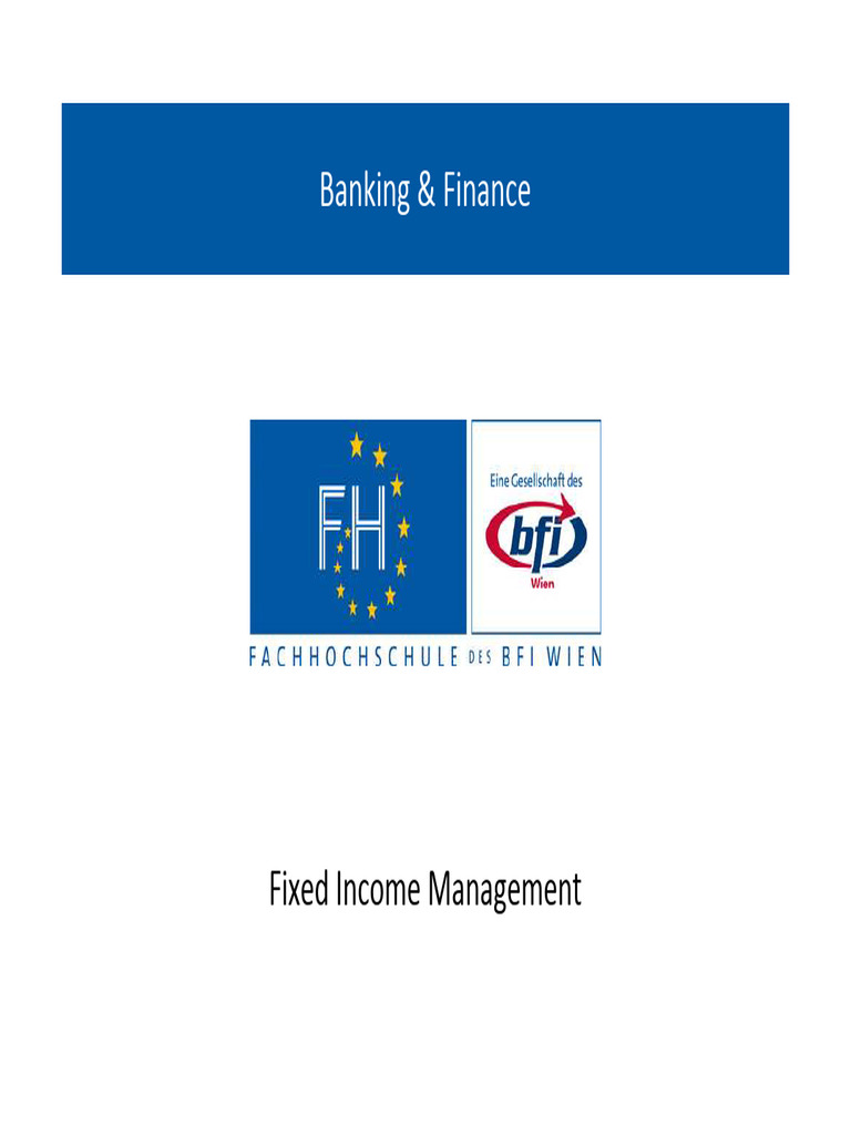 Fixed Income Management | PDF