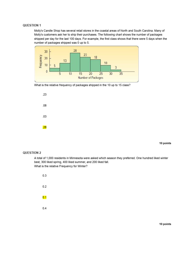 Stat Hw Pdf