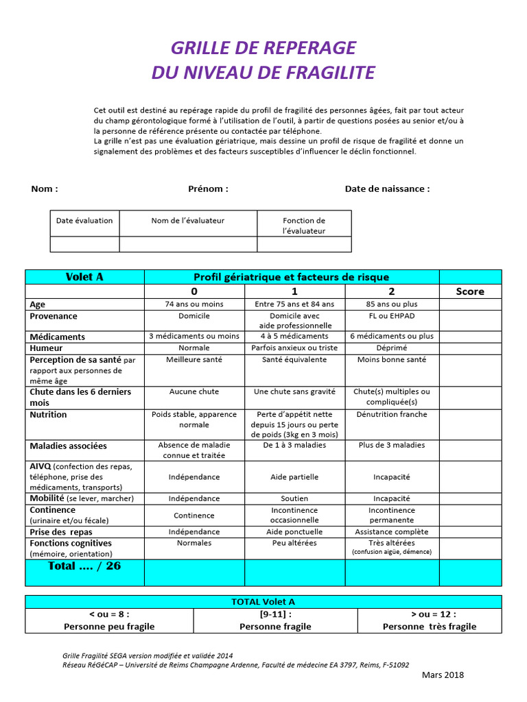2018 Grille Sega Validee | PDF