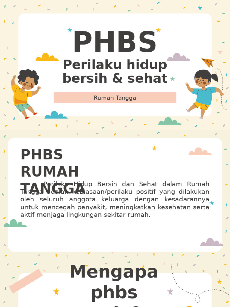 Penyuluhan Phbs RT | PDF