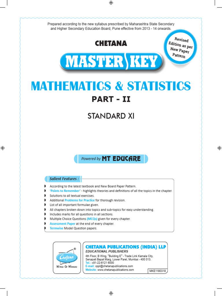 11th - Maths 2 Science | PDF