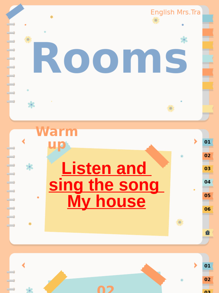 Vocabulary and Grammar: House Rooms | PDF | Home | Room