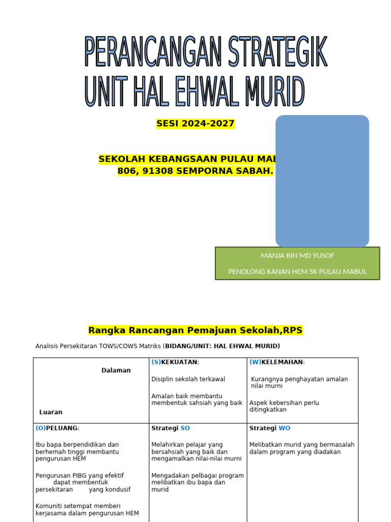 Pso Unit Hem 2024 | PDF