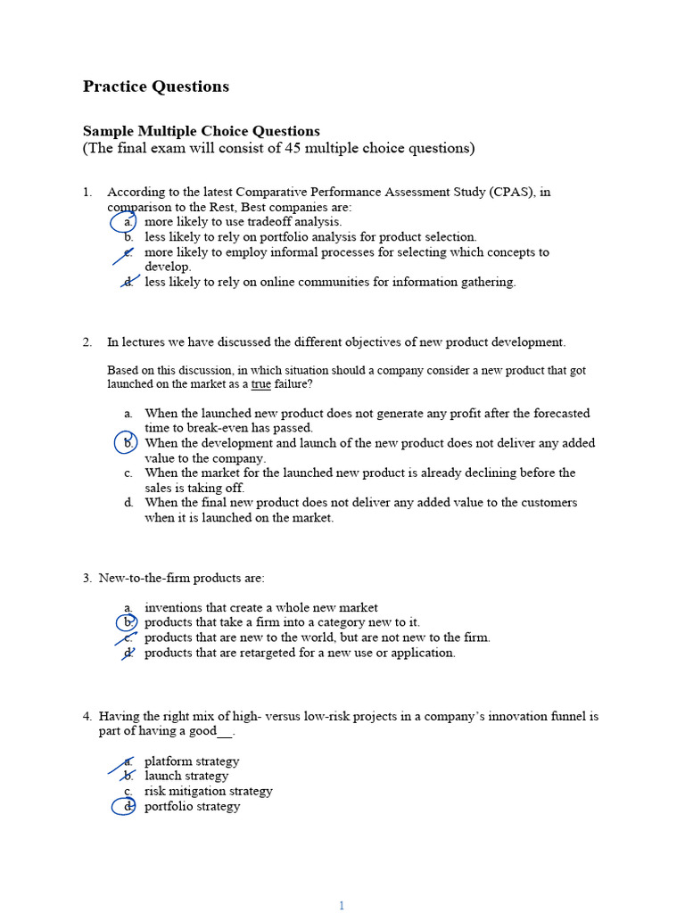 1ZV50 Practice+Questions | PDF
