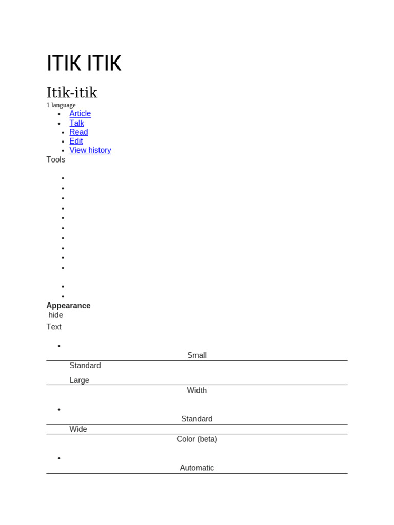 Itik Itik | PDF