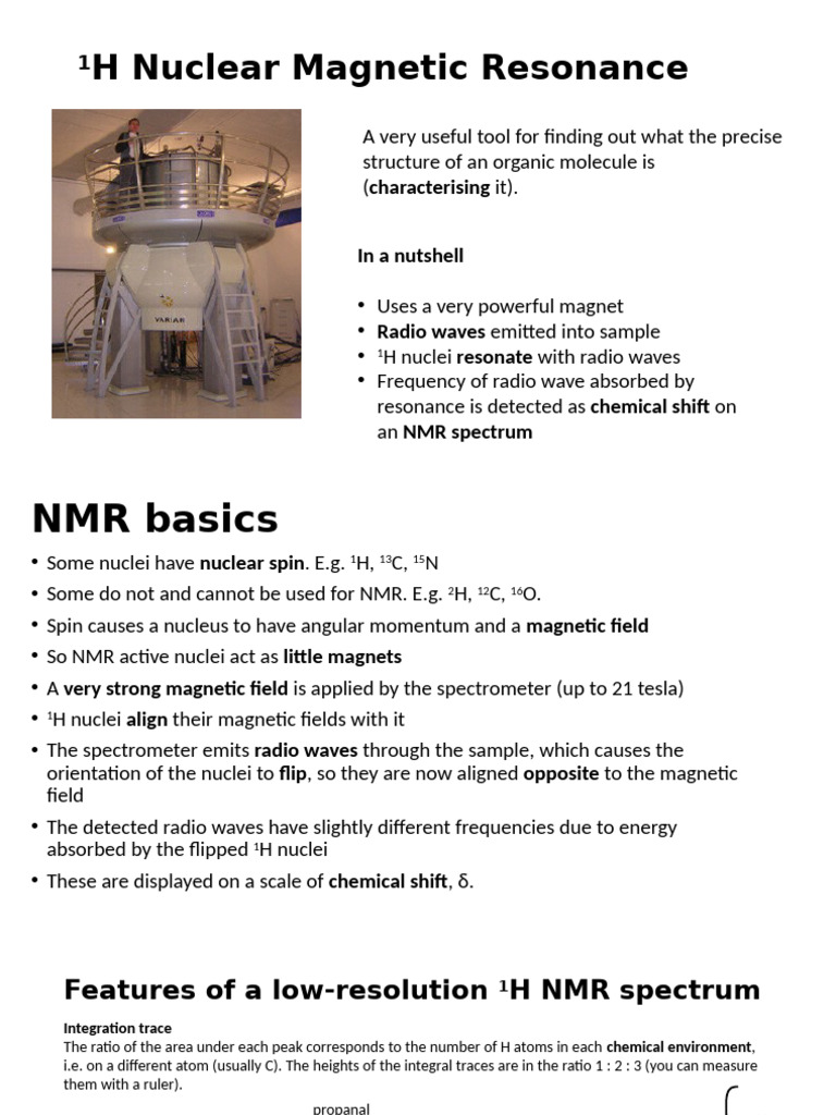 NMR Spectroscopy Examples | PDF