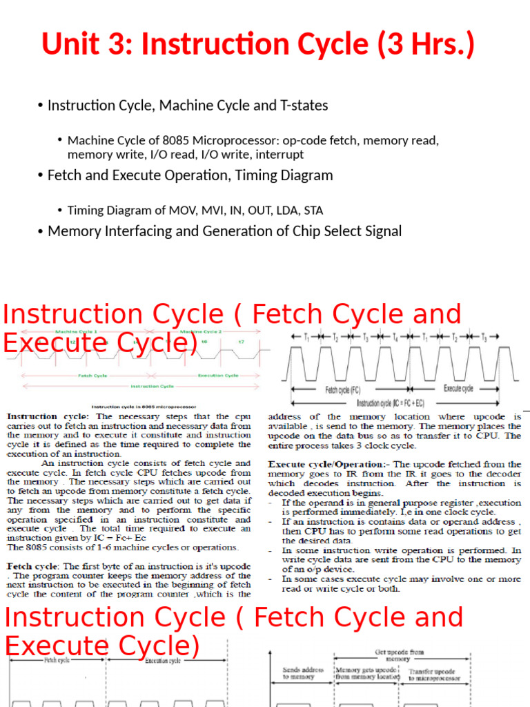 Chapter-3 Instruction Cycle | PDF