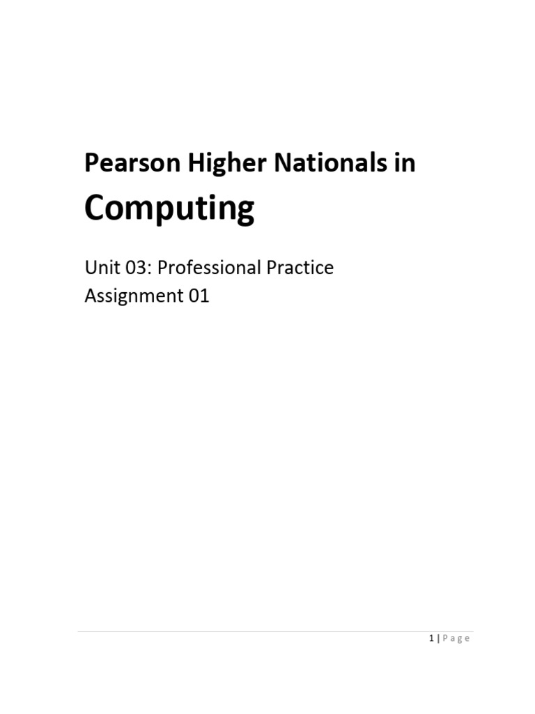 Assignment 01 - PP | PDF