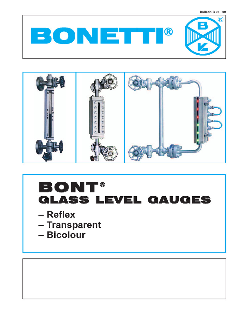 Bonetti Glass Levelgauge | PDF