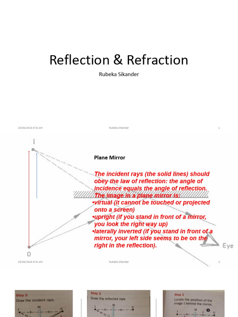 Refraction Total Internal | PDF
