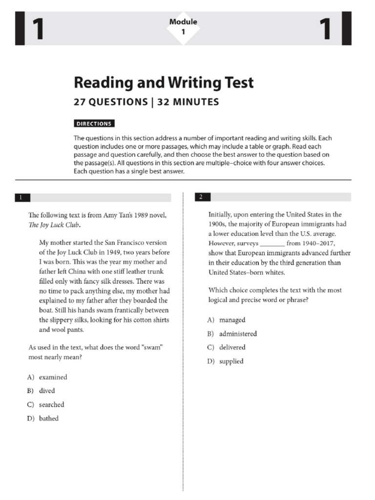 Module 1 Reading | PDF