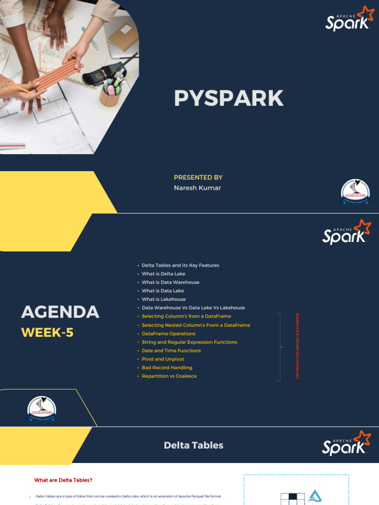 Apache Spark Week-5 PDF | PDF | Data Warehouse | Art