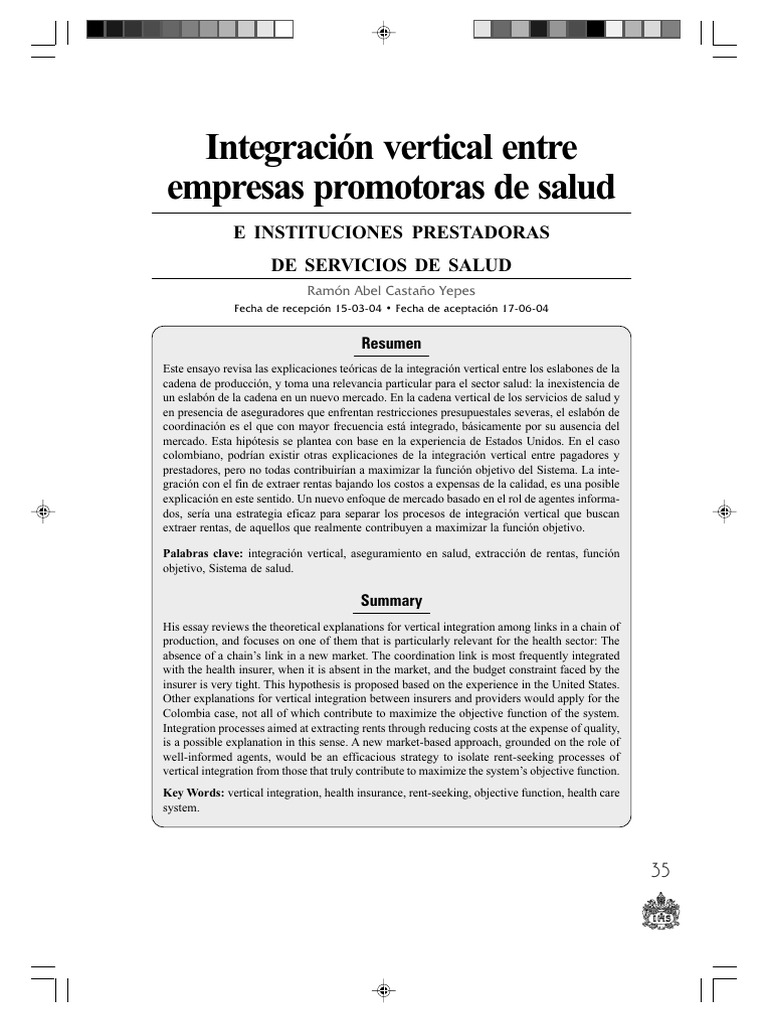 Integracion Vertical 2 | PDF