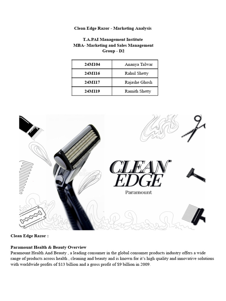 Clean Edge Razor - D2 | PDF