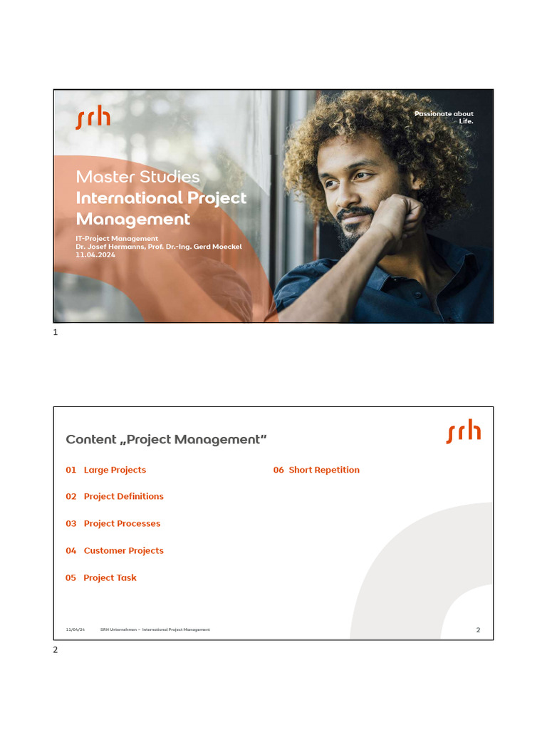 Class 1 IPM Project Goals | PDF