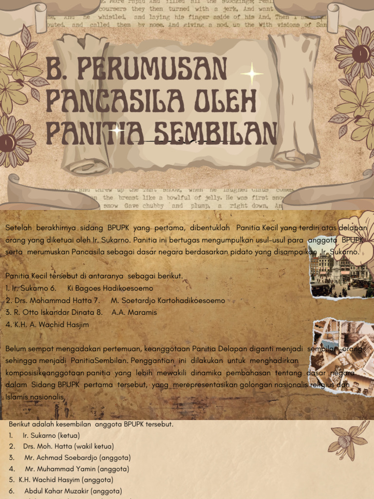 Bab 1 Panitia Sembilan Dan Ppki | PDF