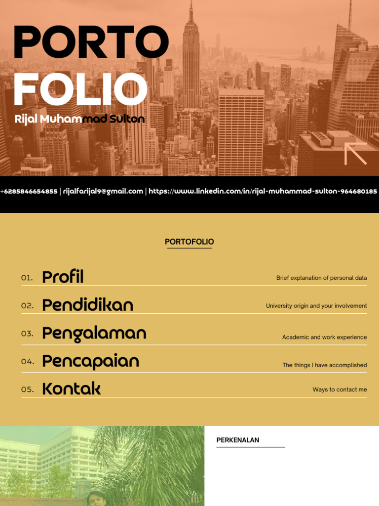 Portofolio Rijal | PDF