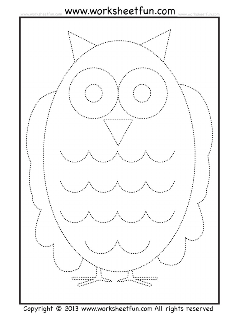 Animals Coloring Tracing | PDF